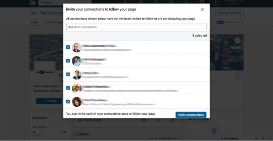 How to send invitations to follow your Linkedin Company Page